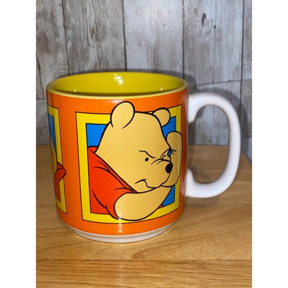 Disney | Dining | Vintage 9s Disney Winnie The Pooh Sides Of Pooh Cup ...